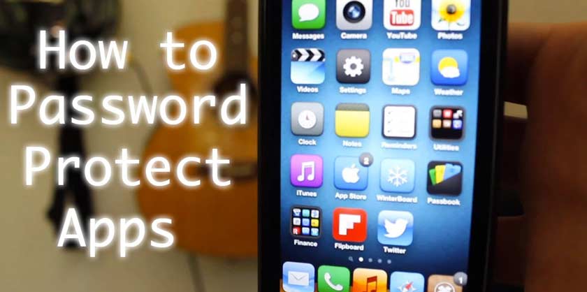 How To Put Password To Applications On IPhone